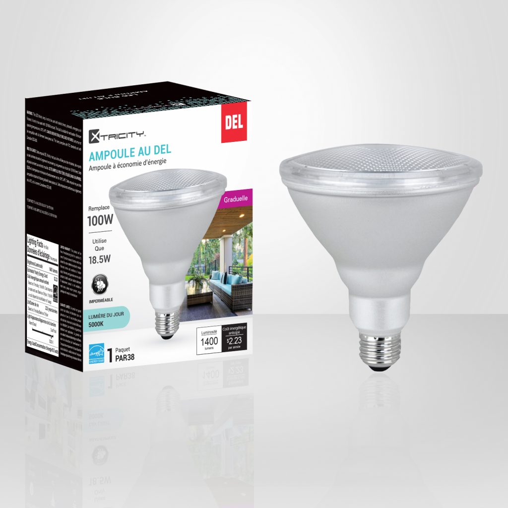 LED PAR38 / 18.5W / 120V / 5000K DAYLIGHT / OUTDOOR DIM. #1-50013 – Jessar