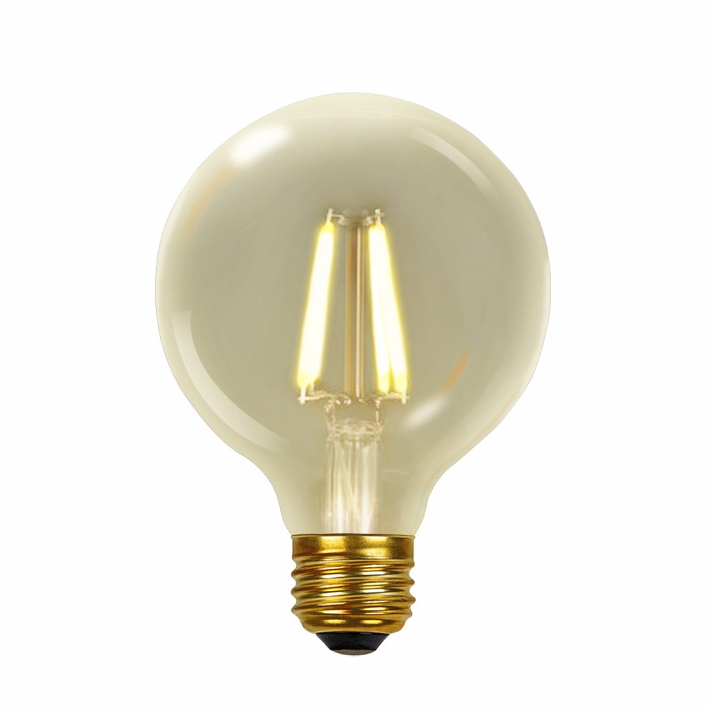LED TYPE G-SMOKED FIL / 5W / 120V / 2200K SOFT WHITE DIM. #1-50021 – Jessar