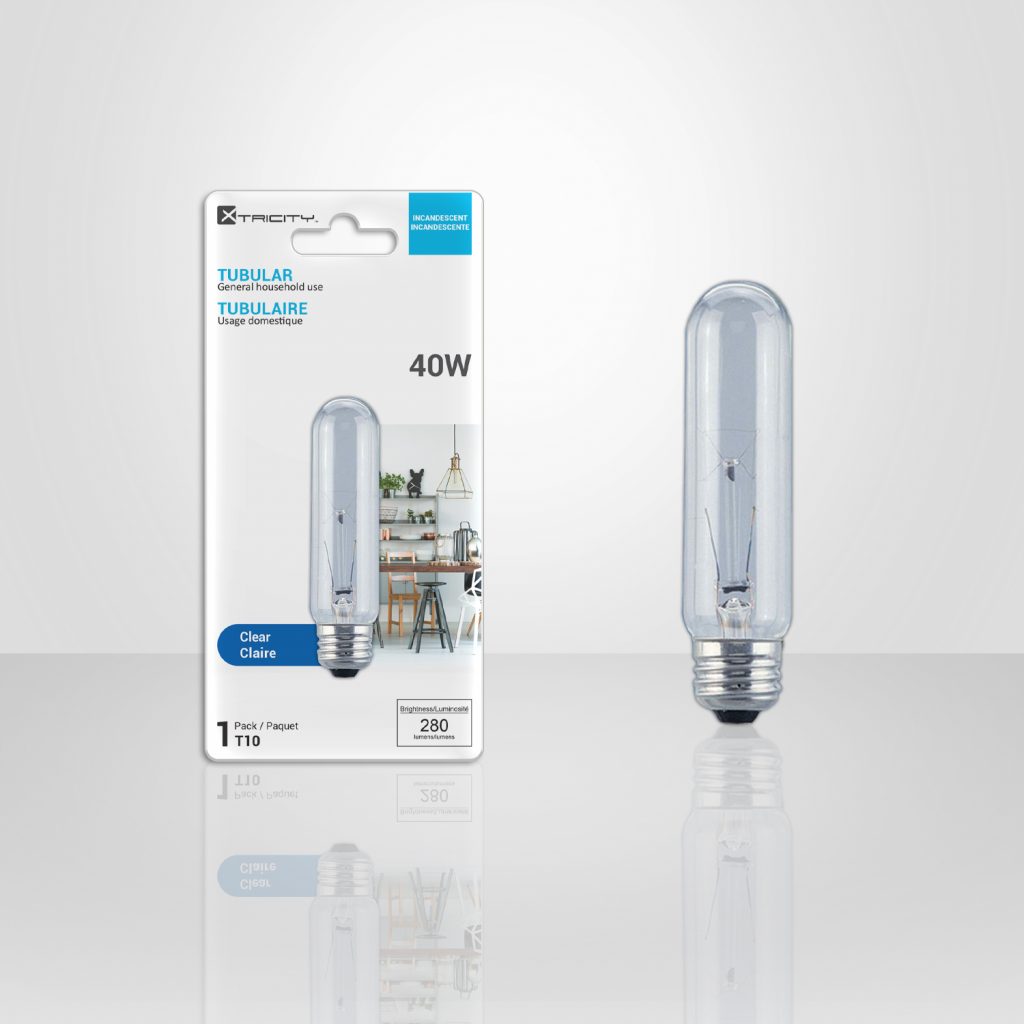 TUBULAR T10 / 40W CLEAR #1-63017 – Jessar