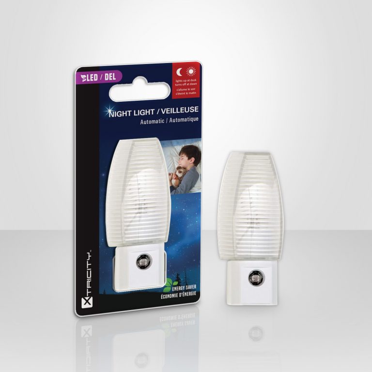 LED AUTOMATIC NIGHT LIGHT 0.5W WHITE 1PK #1-69107 – Jessar