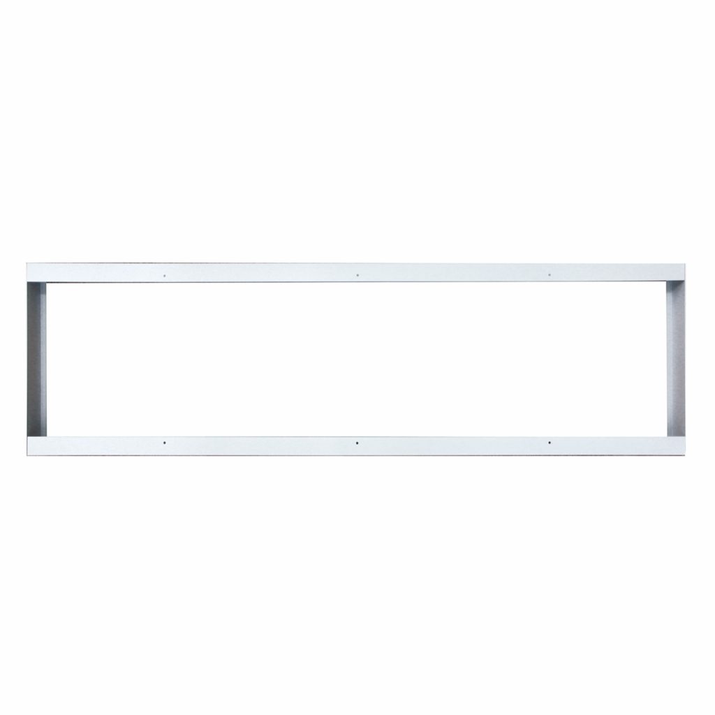 SURFACE MOUNTING FRAME FOR LED FLAT PANEL 1′ x 4′ / WHITE #4-80103 – Jessar