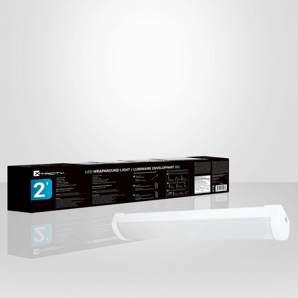 LED WRAPAROUND LIGHT 2′ / 27W / 2500L / 120V / 4000K COOL WHITE #4 ...