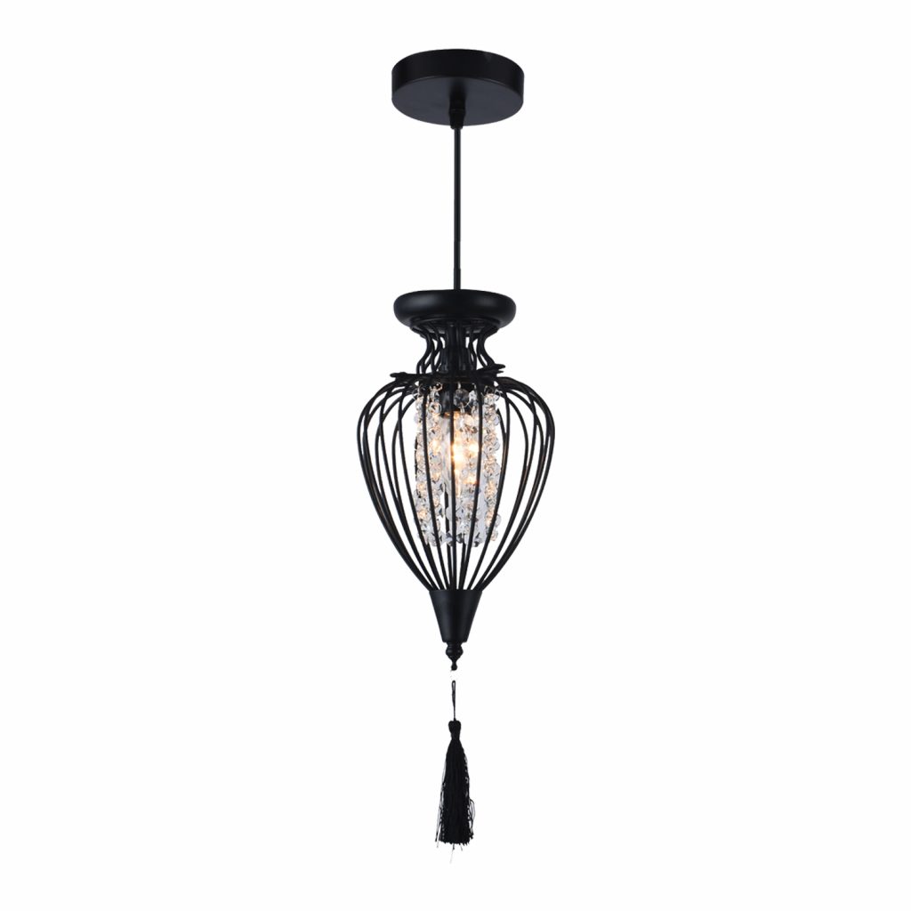 PENDANT FIXTURE BLACK “QUEENSDOWN” #5-90252 – Jessar