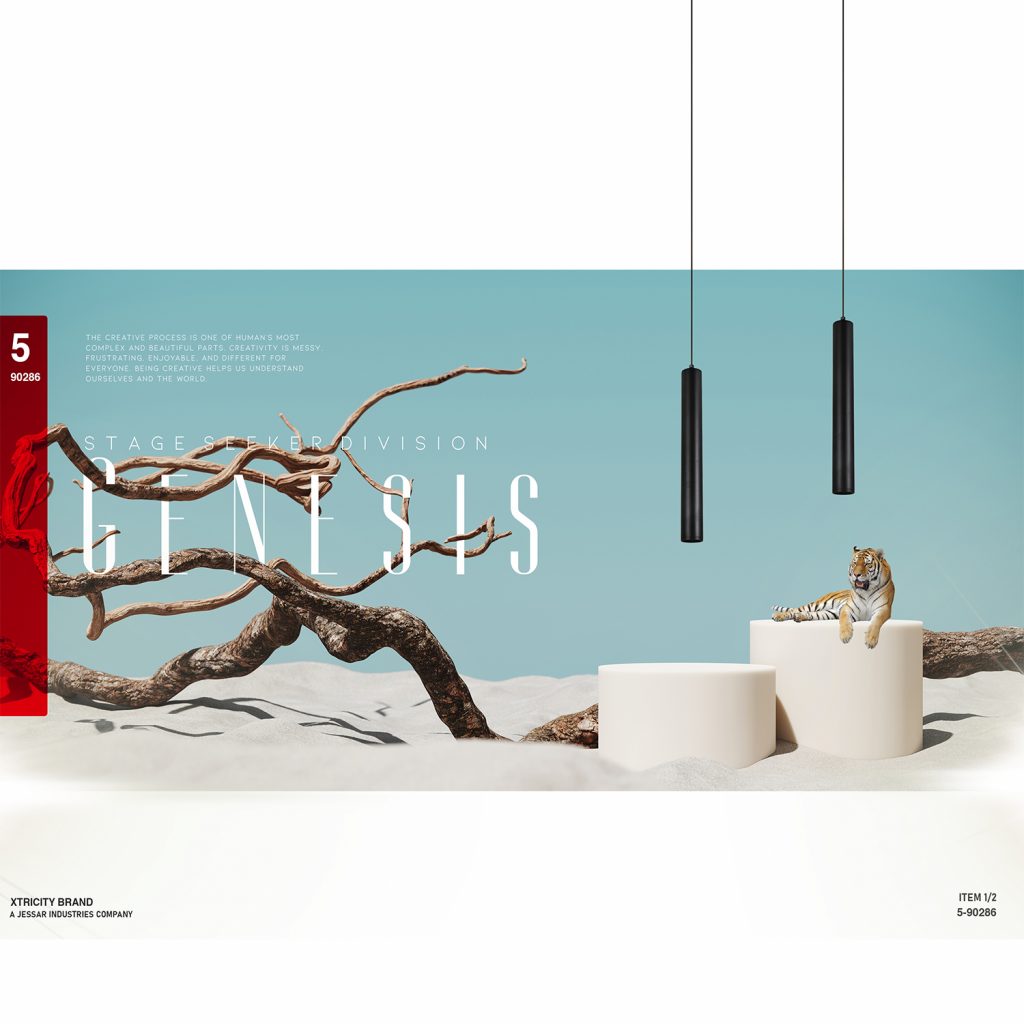 PENDANT FIXTURE. “GENESIS” #5-90286 – Jessar